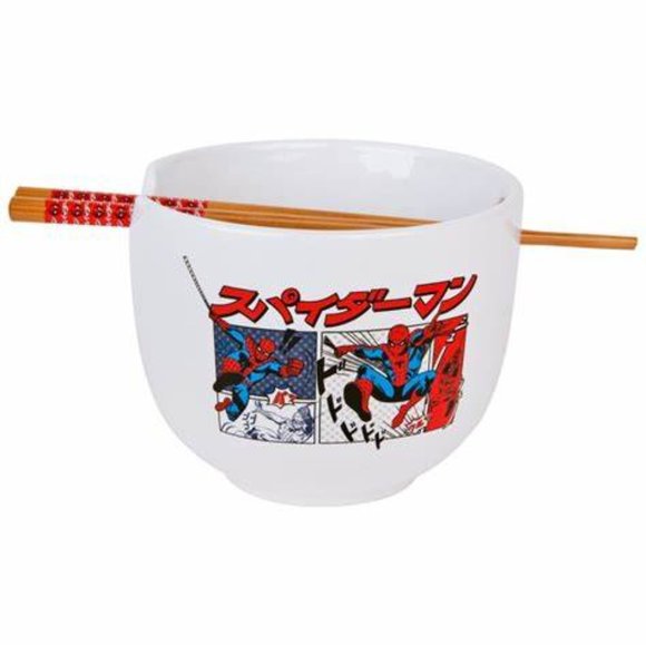 Marvel | Dining | Marvel Spiderman Manga Comic Panels Boxed Ceramic ...